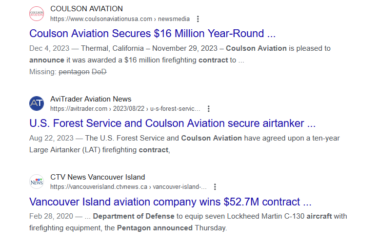 Foster Coulson's family in deep with the US Department of Defense ...