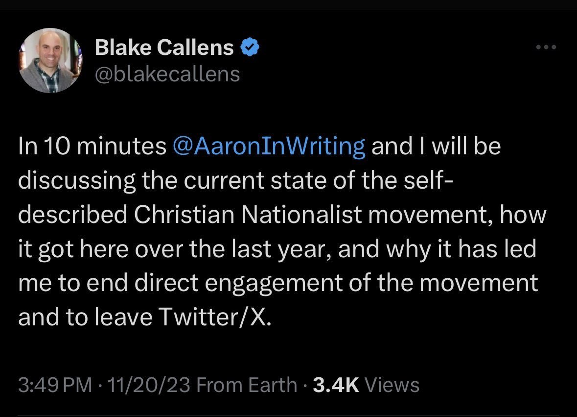 A 🧵 on Blake Callens: 1. Blake Callens is a profoundly disturbed man. His obsessive attacks on ...