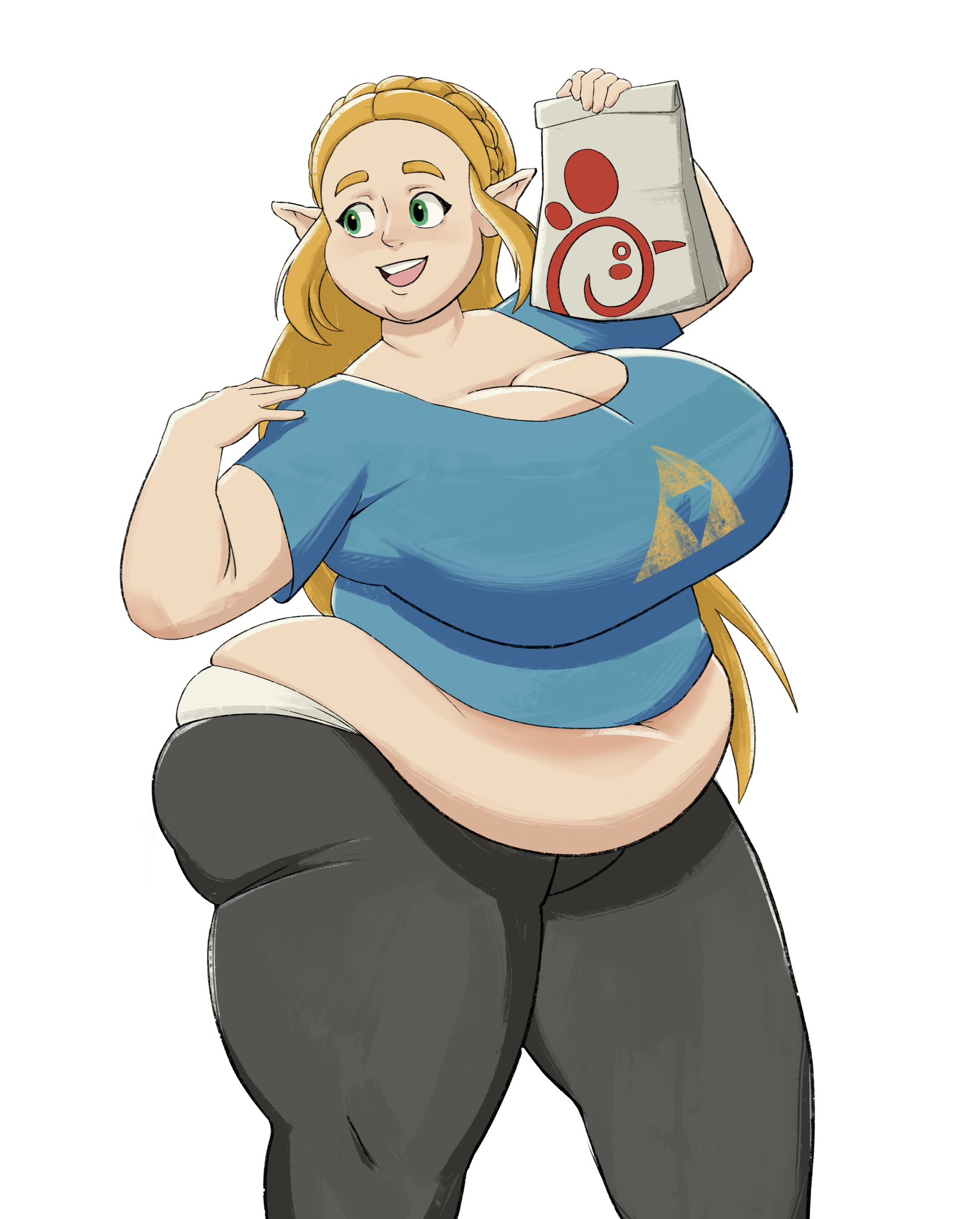 Princess Zelda Weight Gain Morty 🍹 On X: "zelda Tease