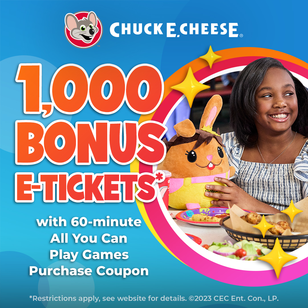 Chuck E Cheese Games 2024
