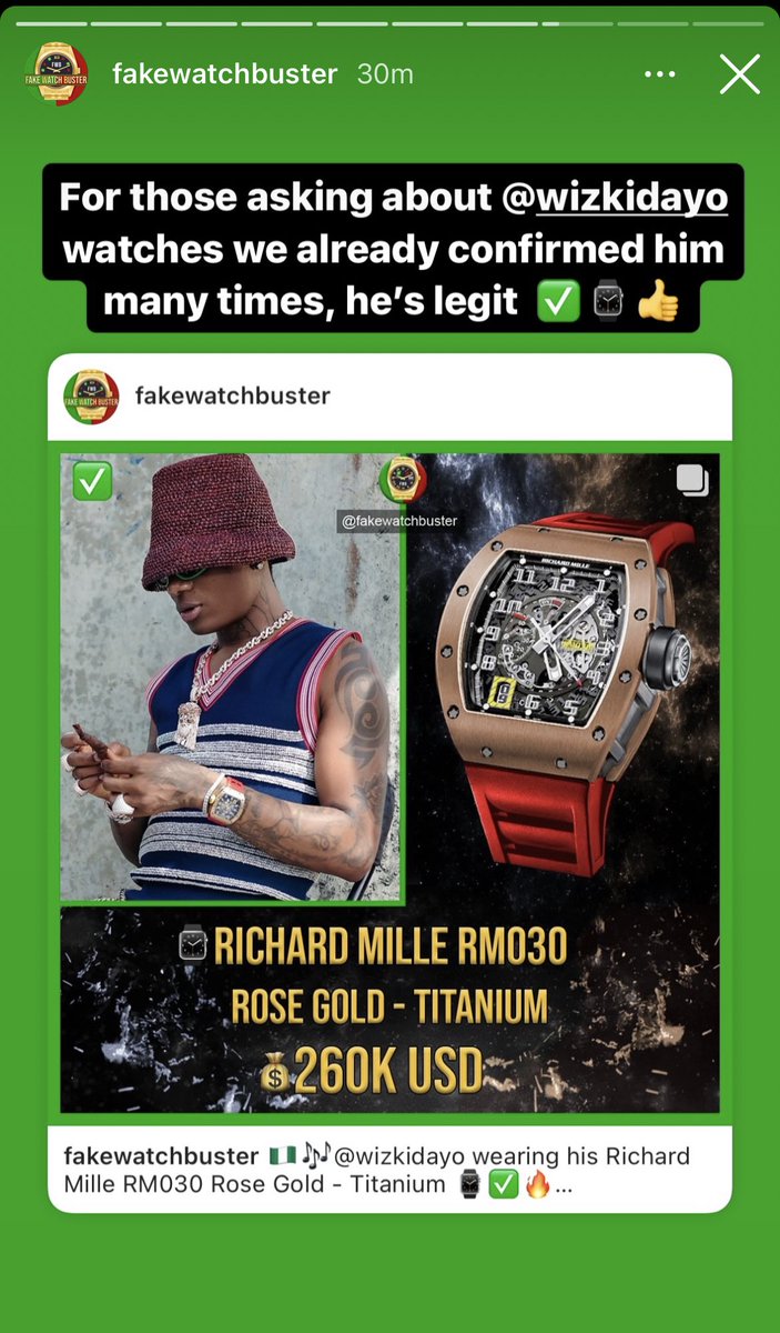 Fake watch busters just confirmed Wizkid Patek watch is real, gather ...