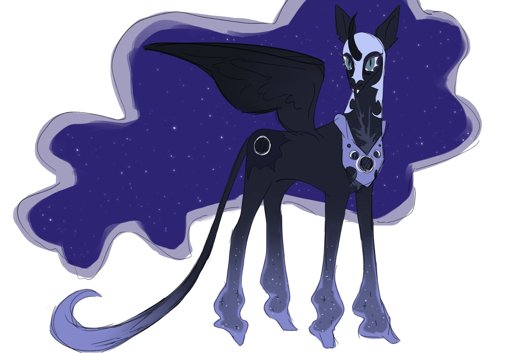 Nightmare Moon Luna Vector