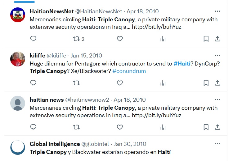 Fyi, Blackwater is now known as Academi. Apollo Management owns ...