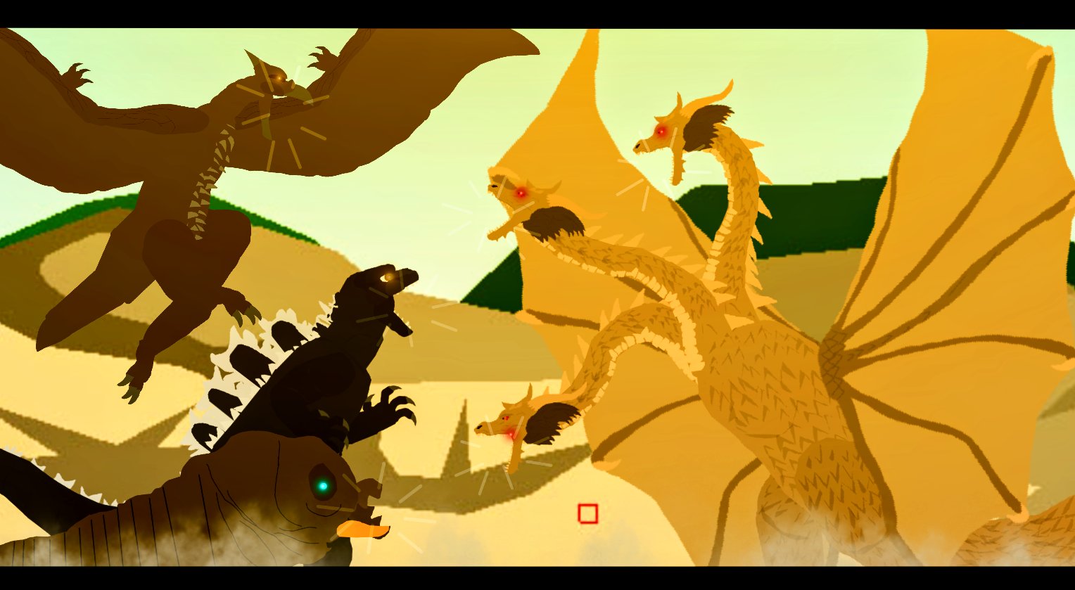 Godzilla Vs King Ghidorah 1964 Godzilla' Size Chart Shows How Much The