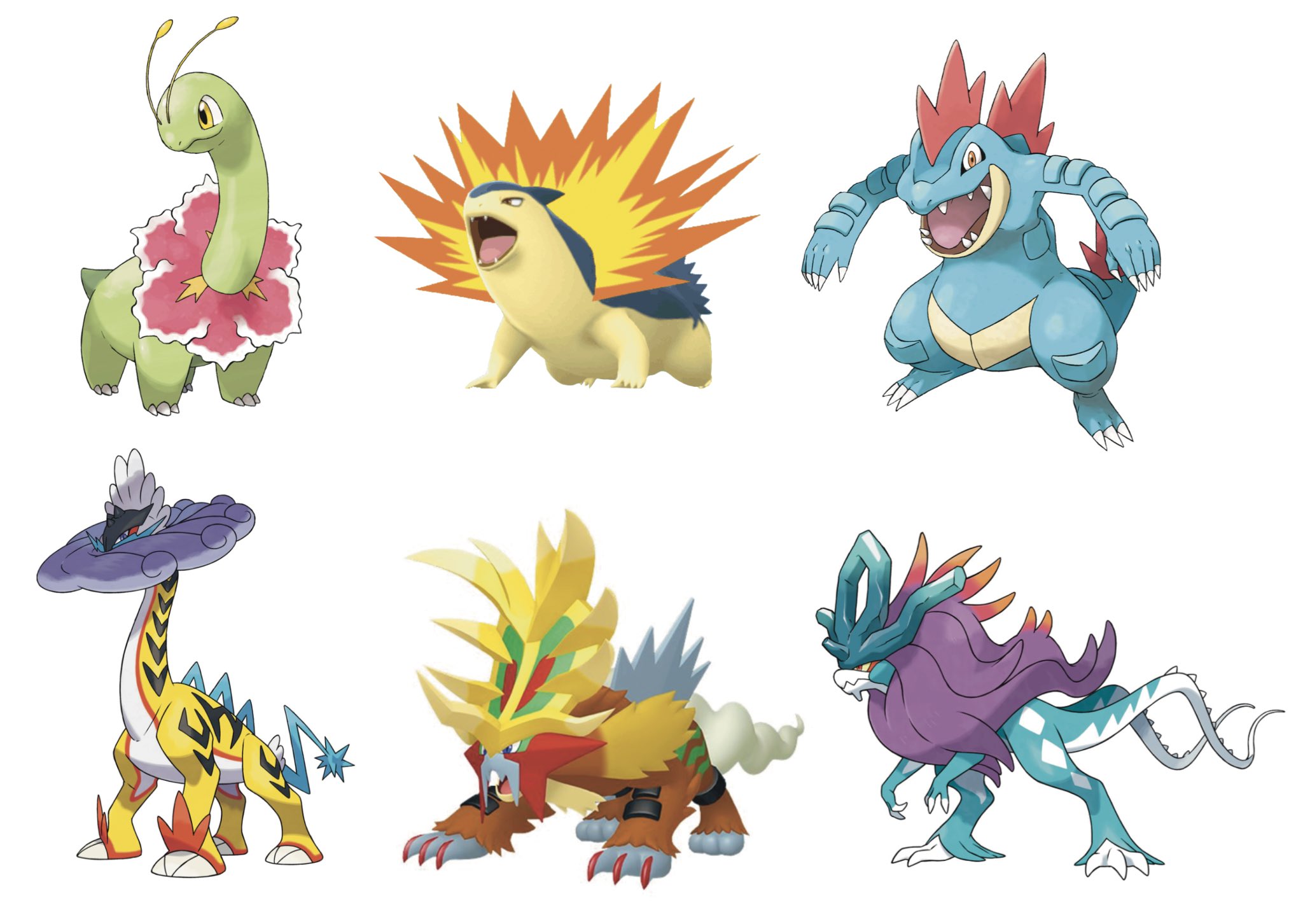 Pokemon Mega Evolution Johto Starters HoopsandHipHop On X: "Are These