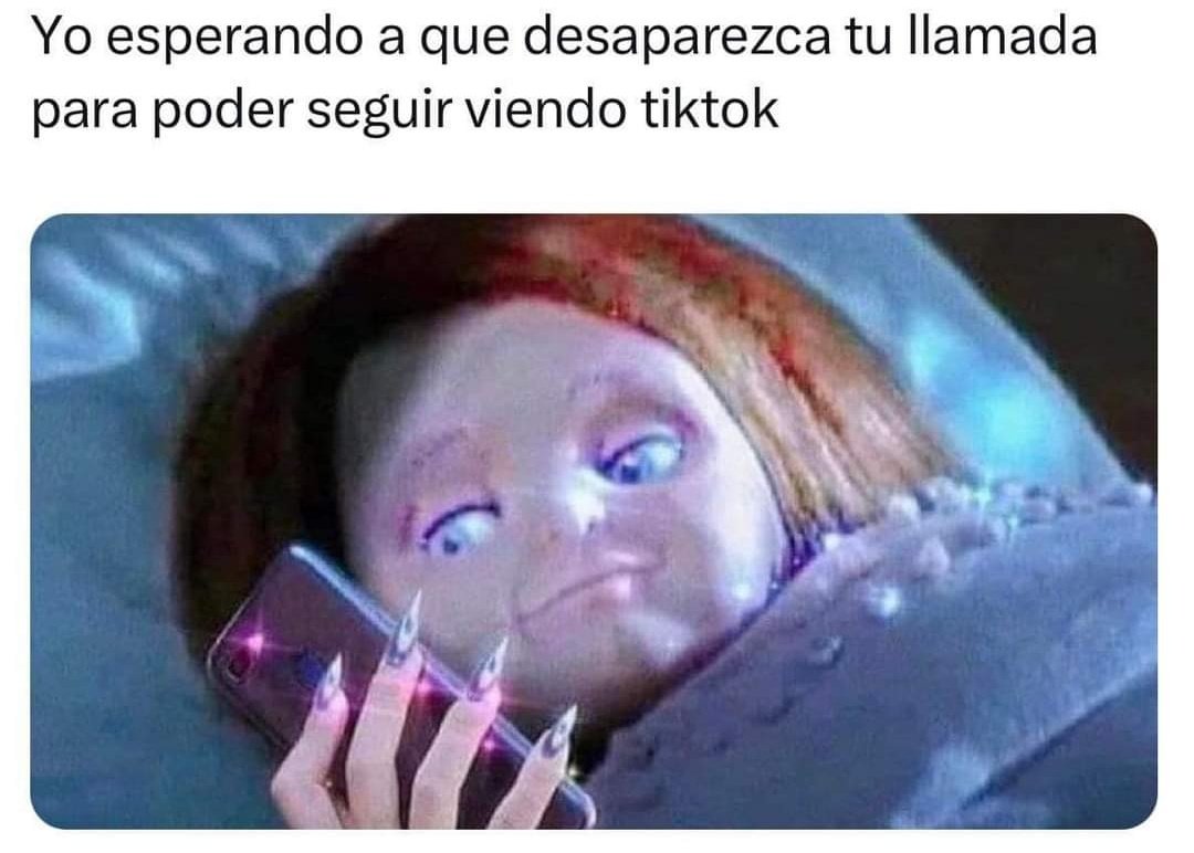 Esperando Una Llamada Memes Yo Aqui Esperando Su Llamada | TikTok