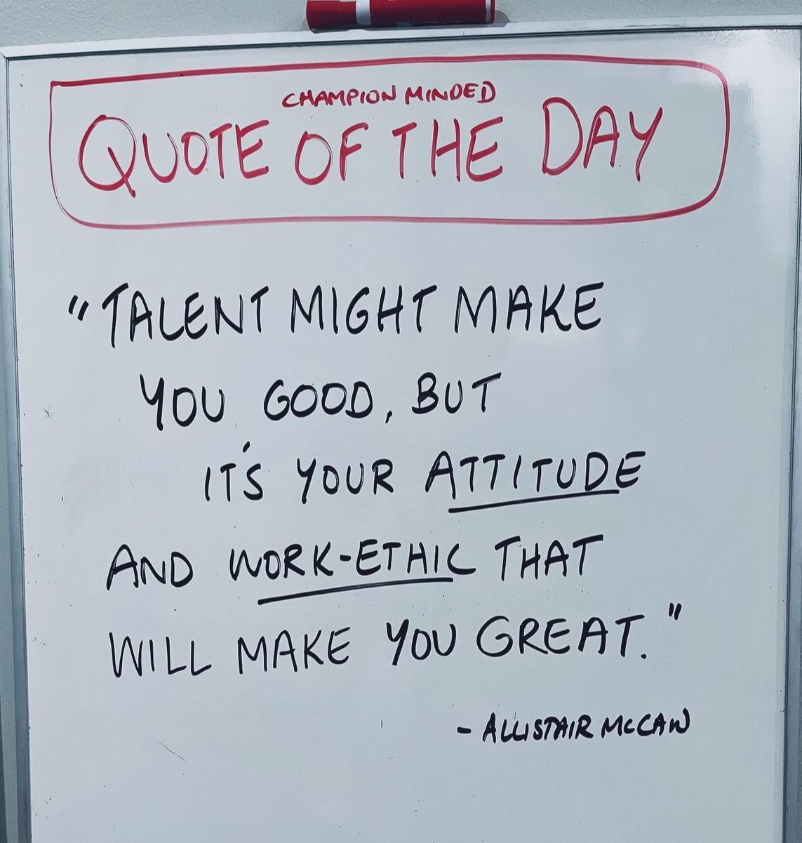 Talent Attitude Quotes There Is No Such Thing As A Great Talent