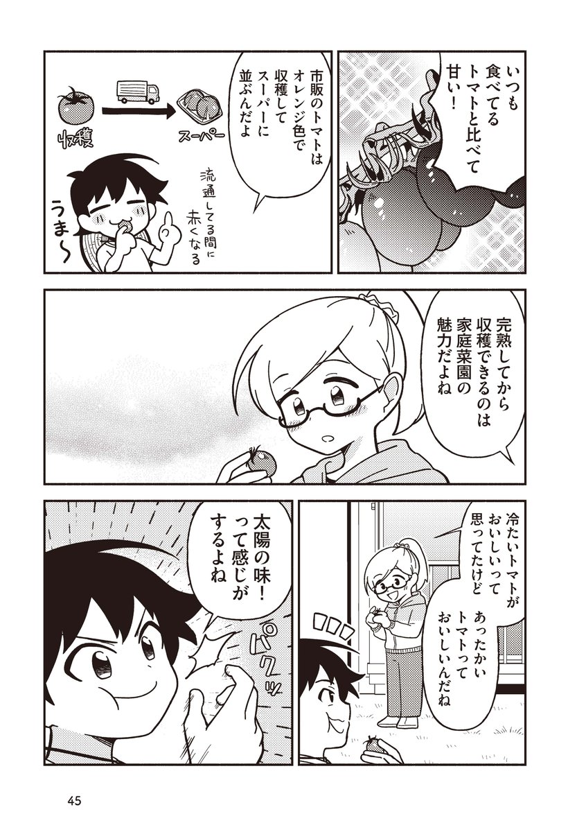 「まともに家庭菜園出来ない女子がトマトを収穫出来るようになるまでの話③ 」ナガラヨリ🍅関コミ【L-02】/COMITIA152【て04b】の漫画