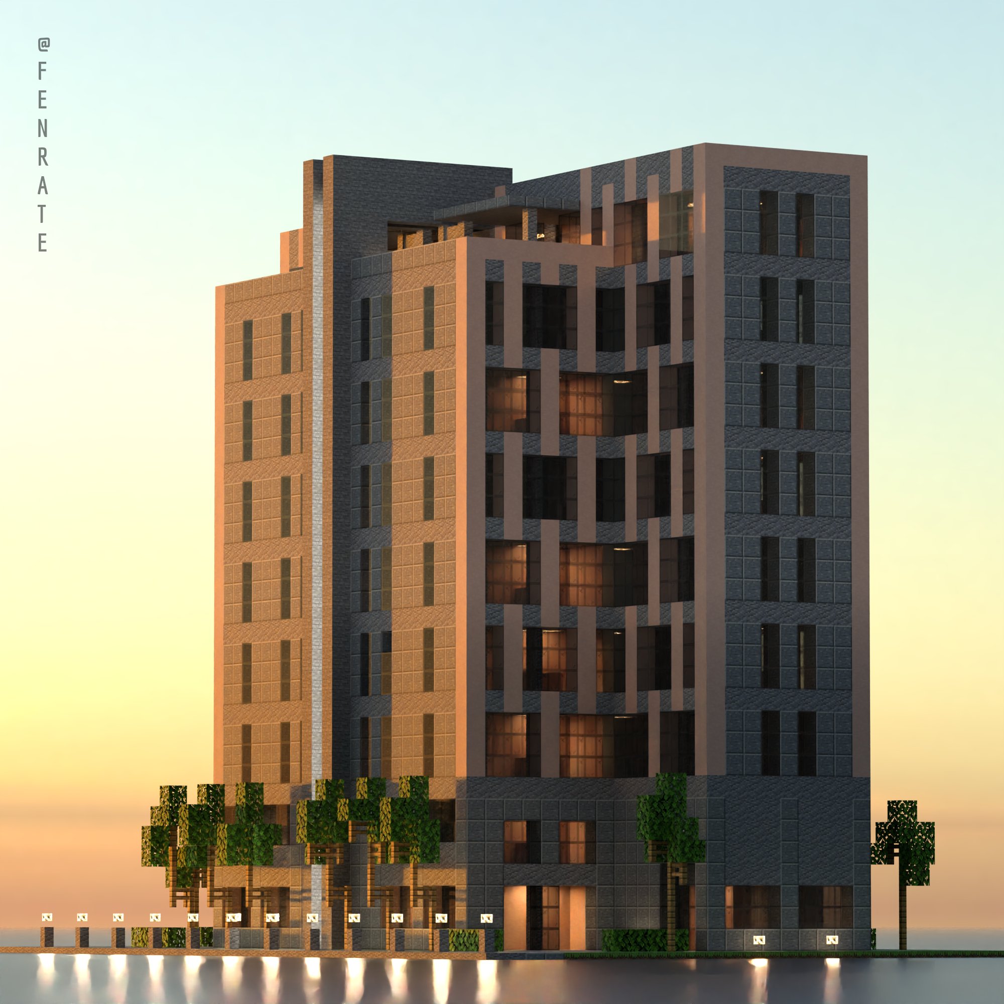 Minecraft Hotel Building Plans