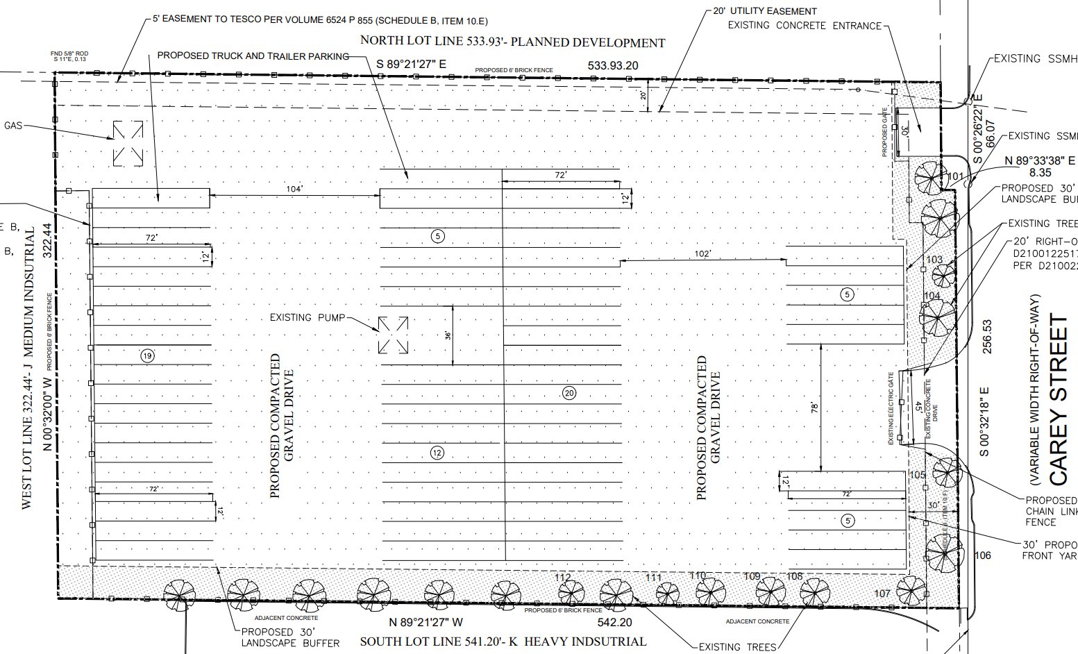 Tractor Trailer Parking Dimensions Master US Tractor Trailer