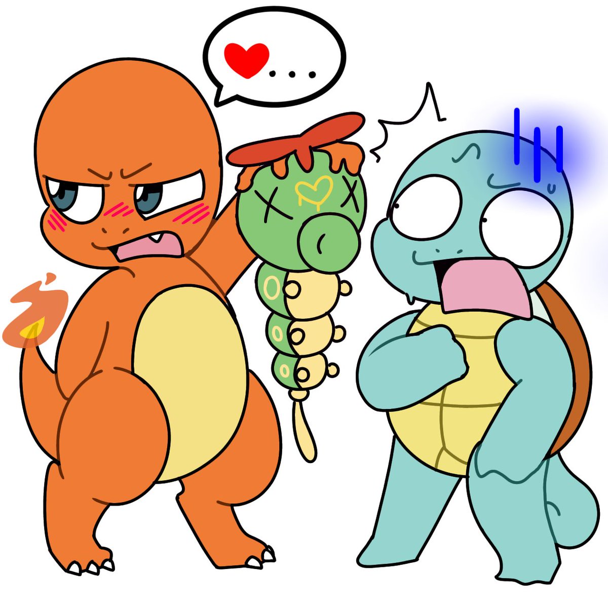 flowers #startersquad #shippiddge #charmantle #pokemon