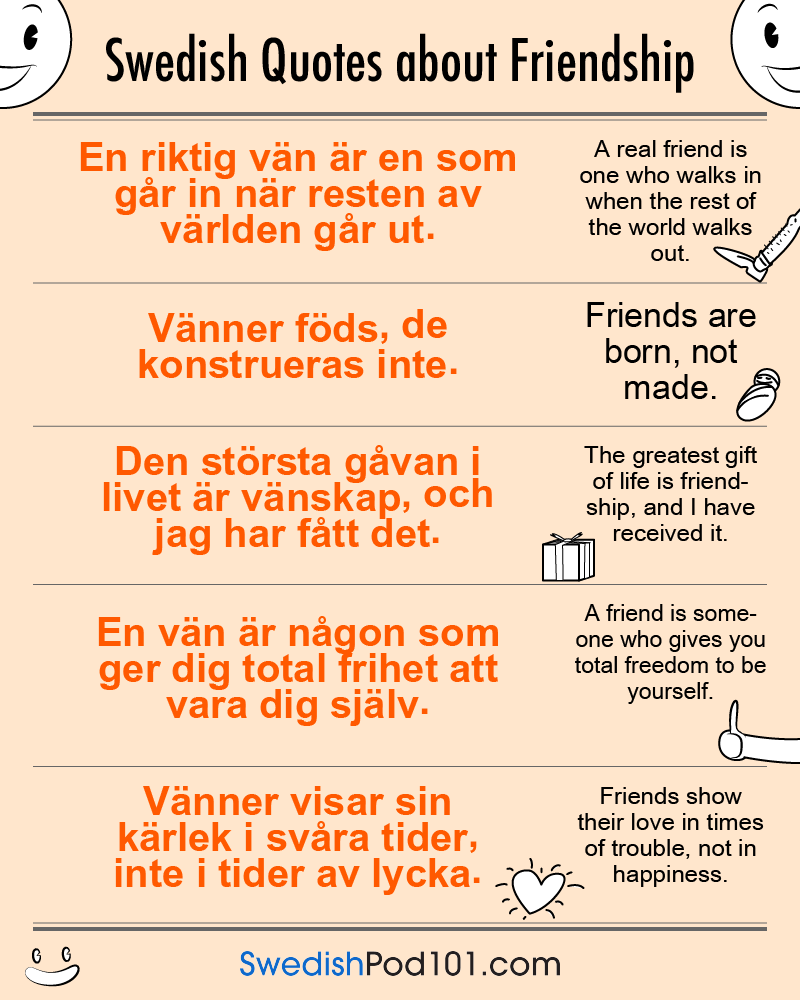 Common Swedish Quotes Joy Shared Is Doubled • 11x14" • Printable