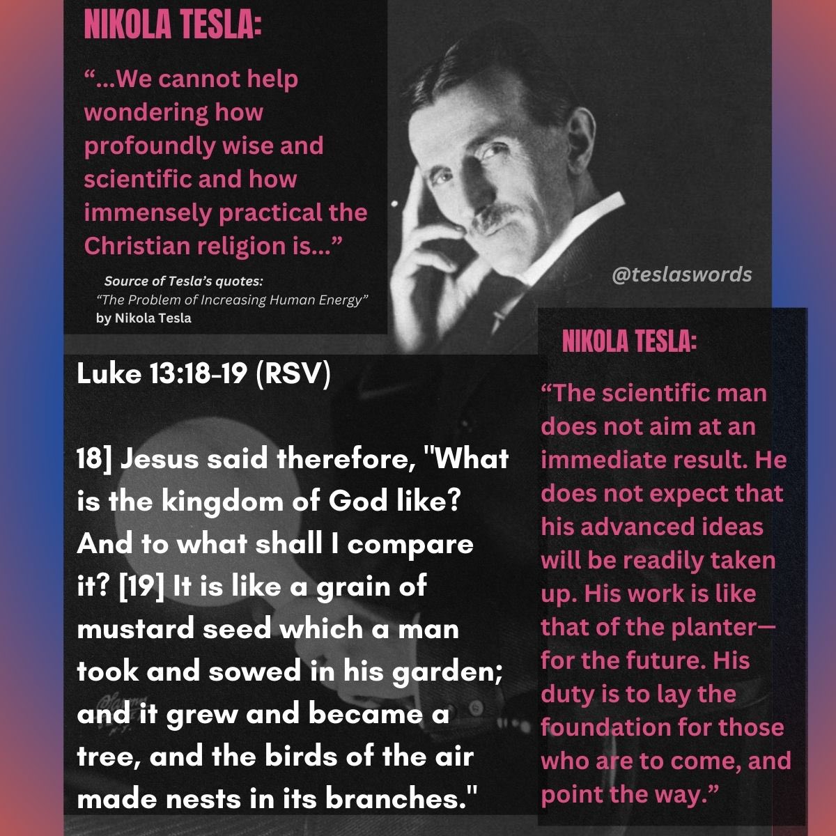 Tesla Religion Quotes