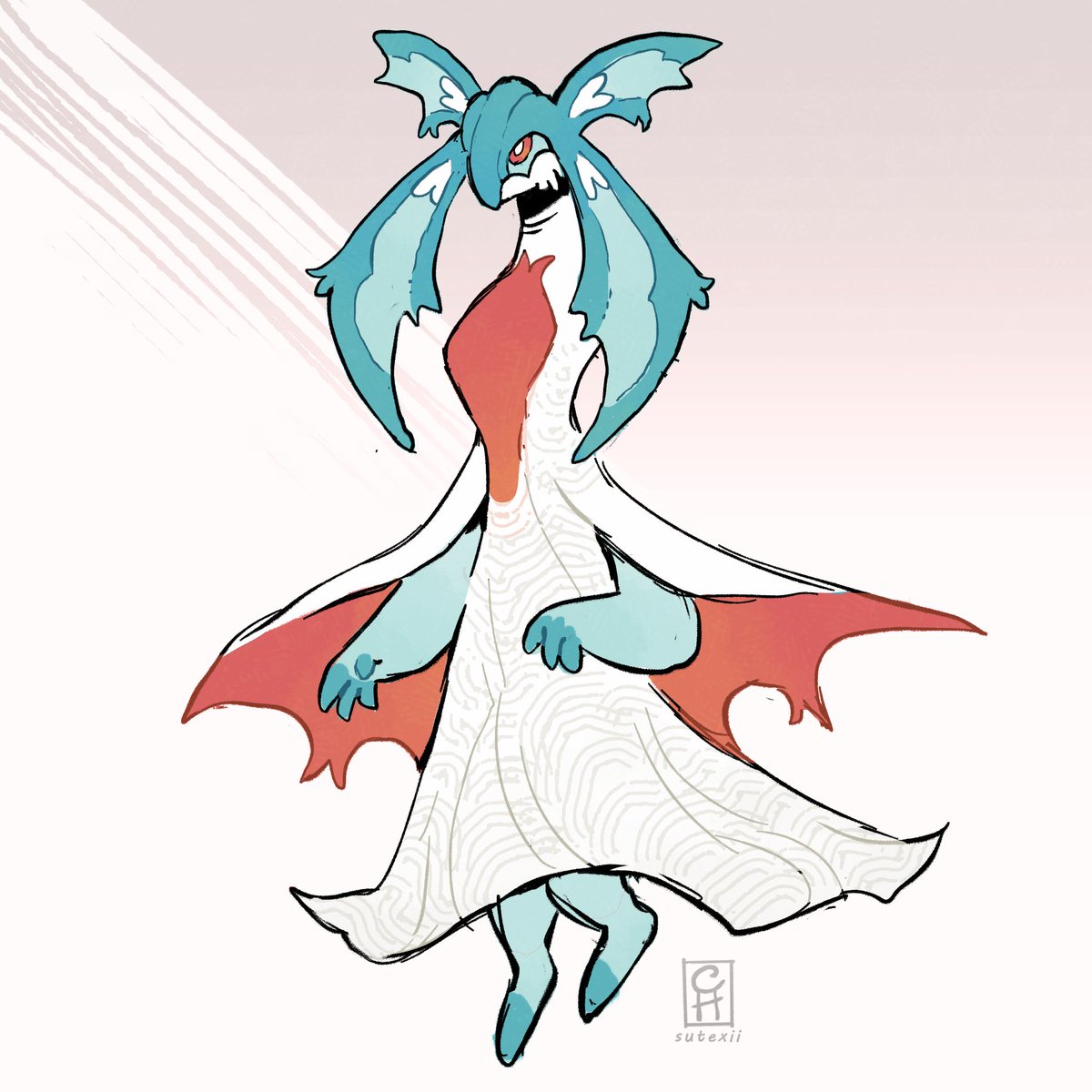 「pokefusion doodle cοmmissiοn!Crobat x Gl」|Chris 🍄🌿 COMMS OPENのイラスト