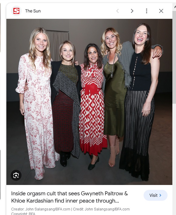 Interesting.. I just watched the Netflix documentary on Nicole Daedone ...