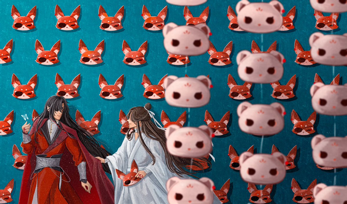 好多狐狸力 #tgcf #花怜 #hualian https://t.co/gogeq6o8LS