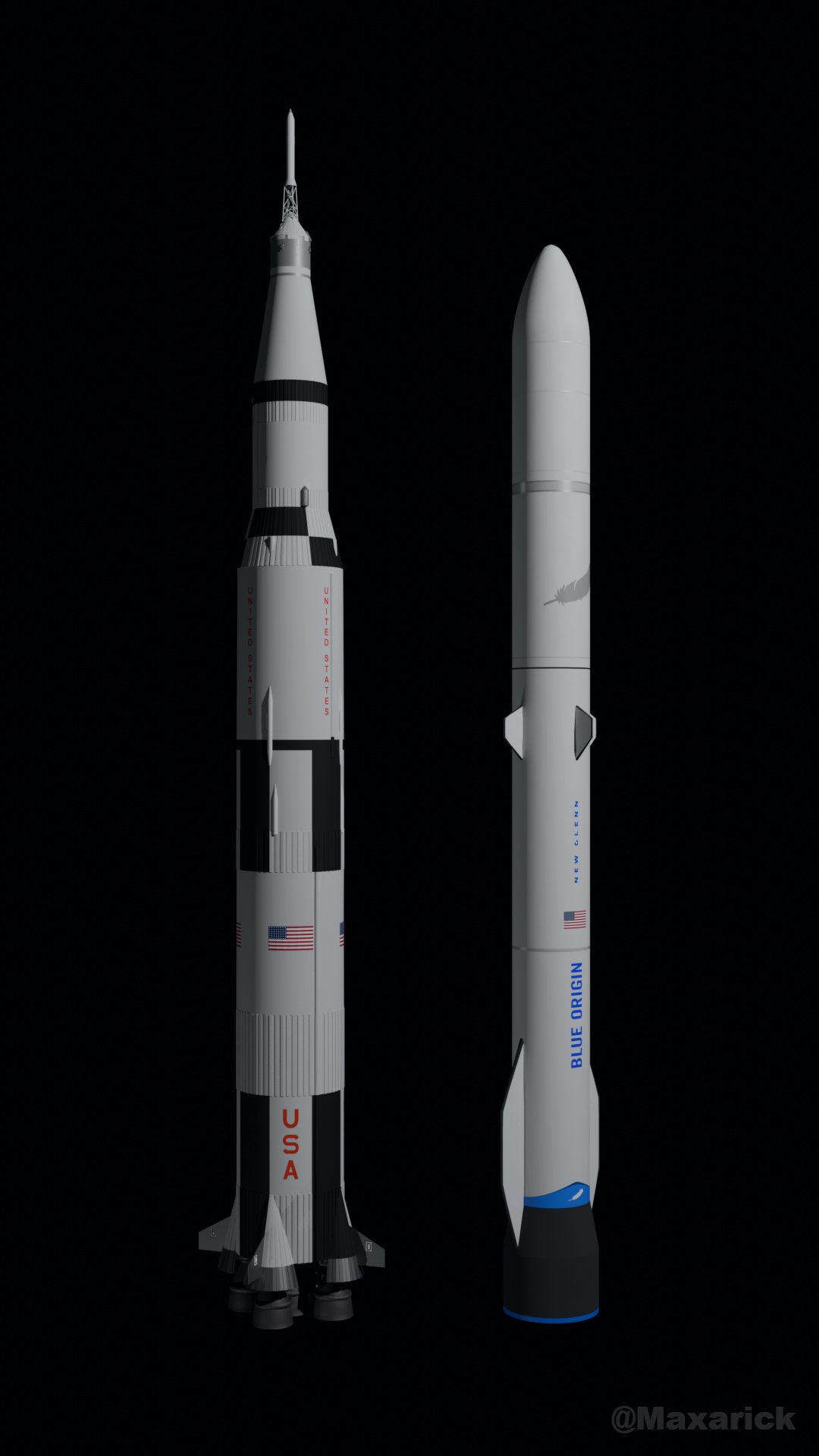 Saturn V Rocket Size Comparison