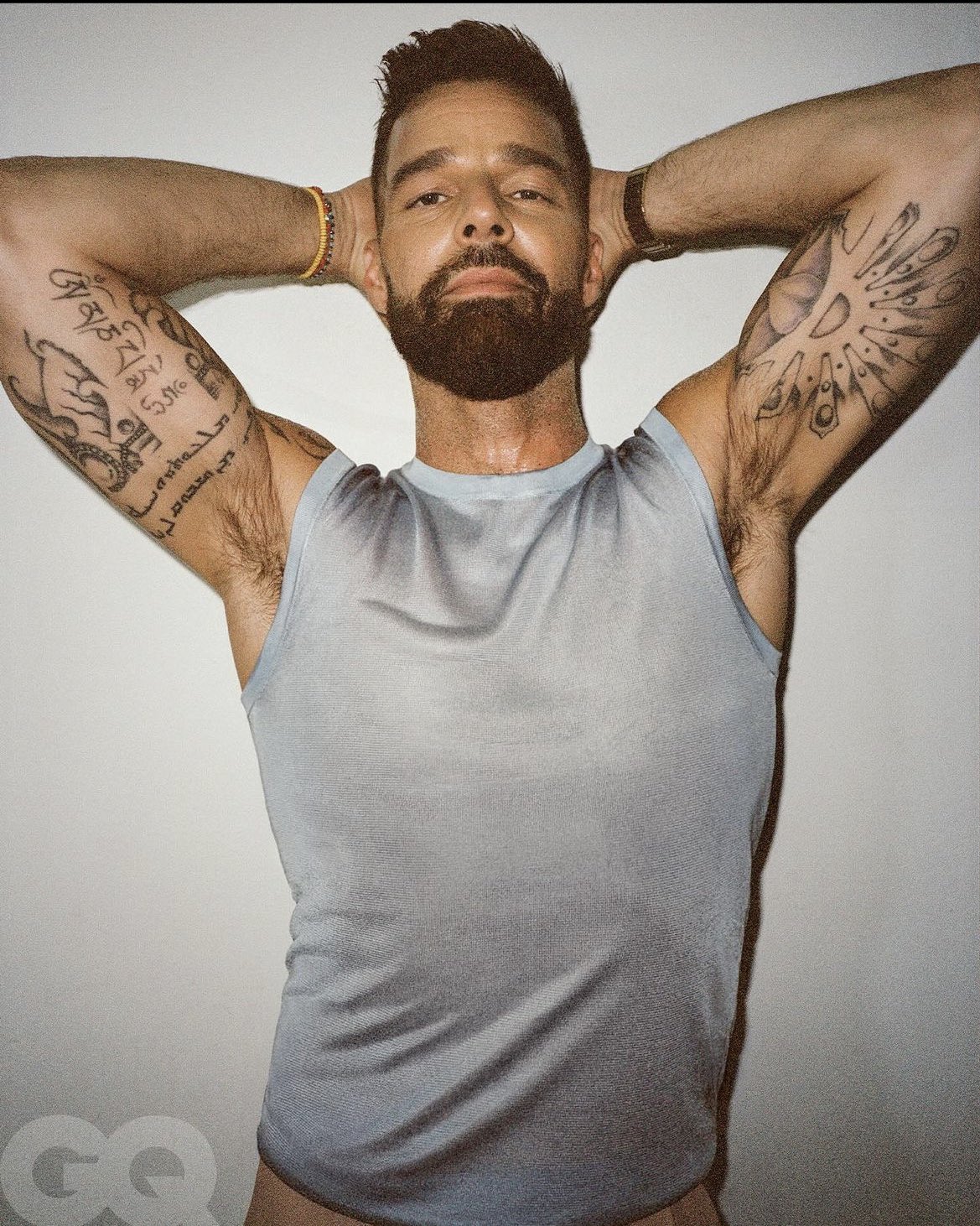 Ricky Martin Shoulder Tattoos Ricky Martin Talks Livin' La Vida High