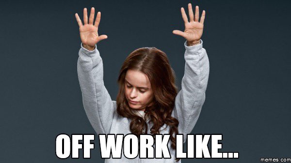 Leaving Work Like Meme