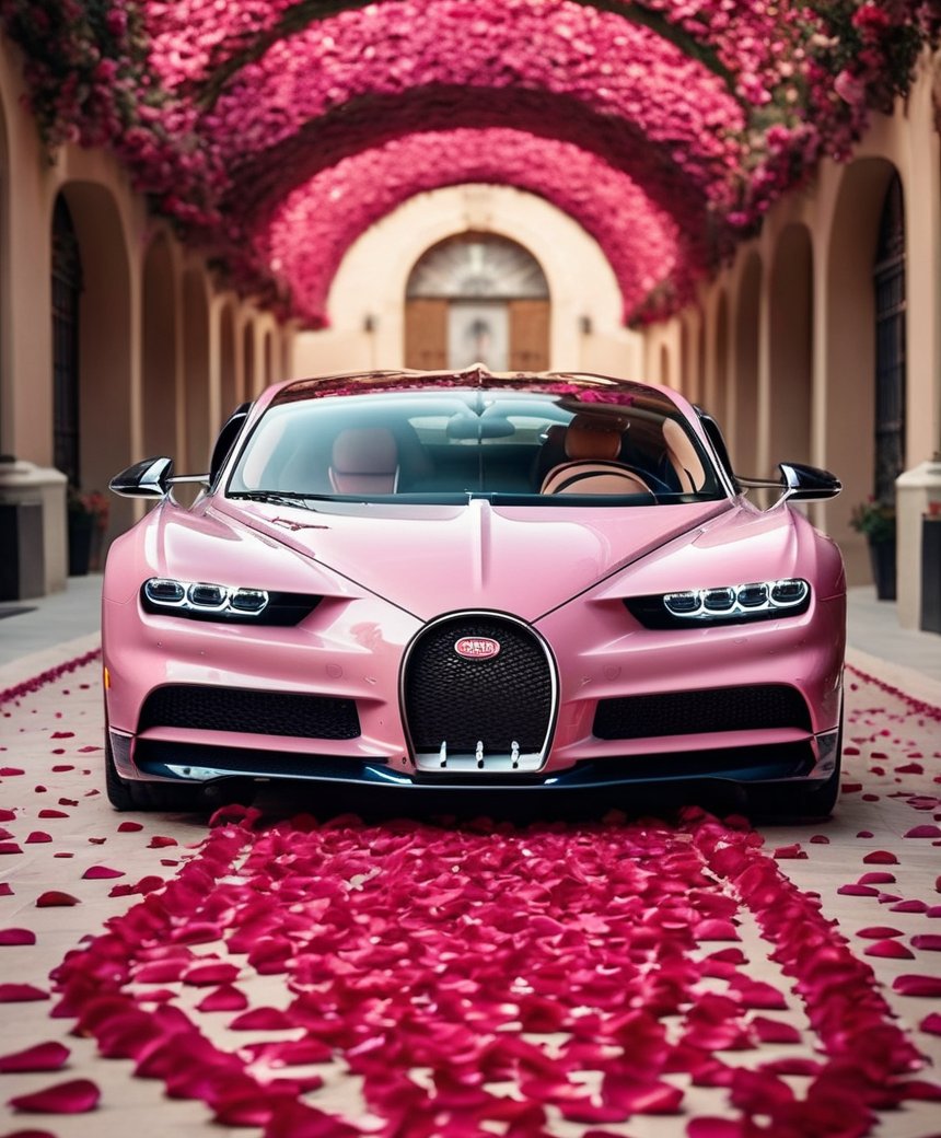 Rosa Bugatti 2024 2024 Bugatti W16 Mistral A Roadster Legacy