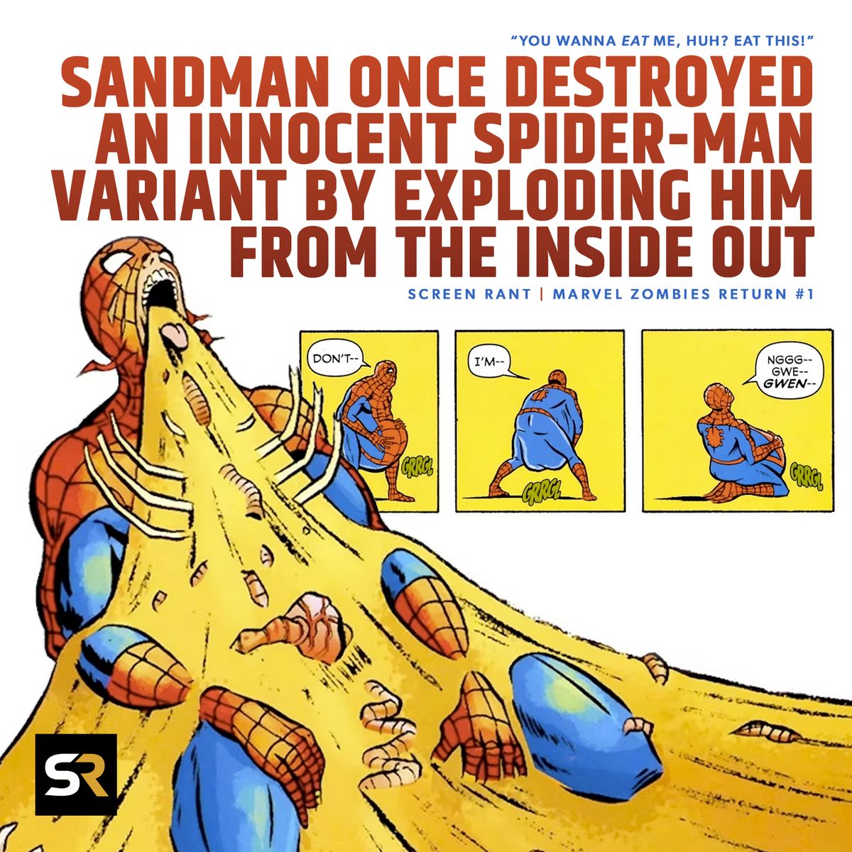 Marvel Zombies Spider Man Gets Bit