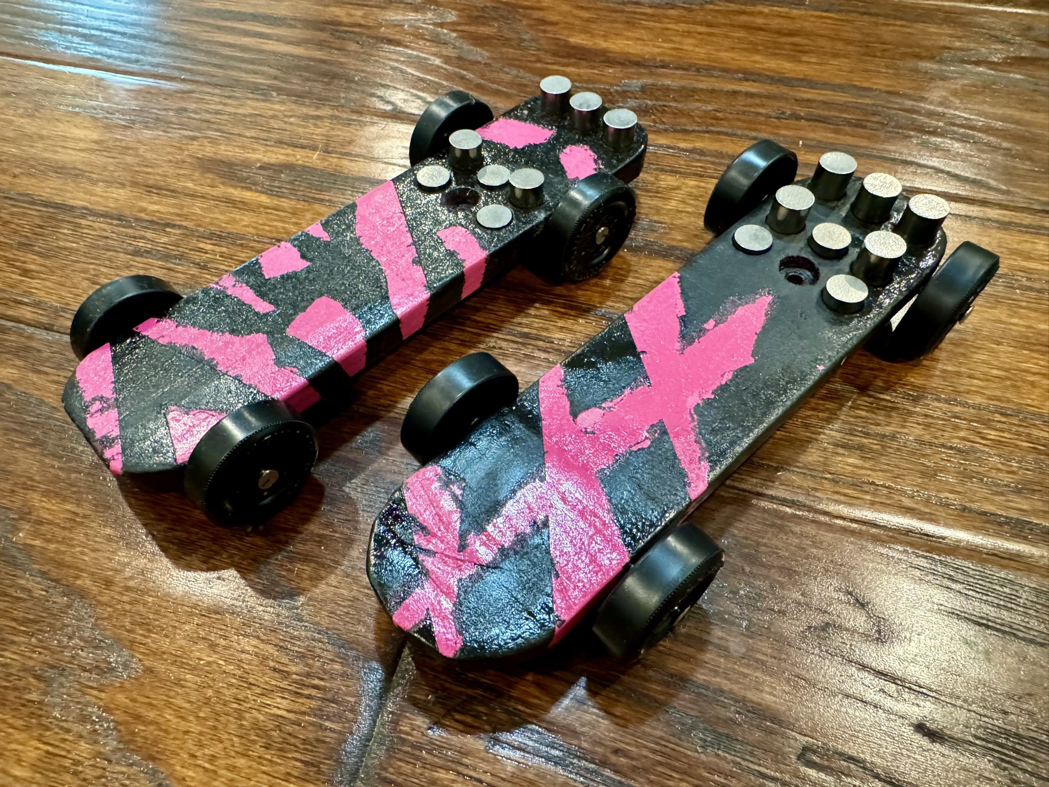 Pink Pinewood Derby Cars BSA Pinewood Derby Car Peel N' Stick Decal