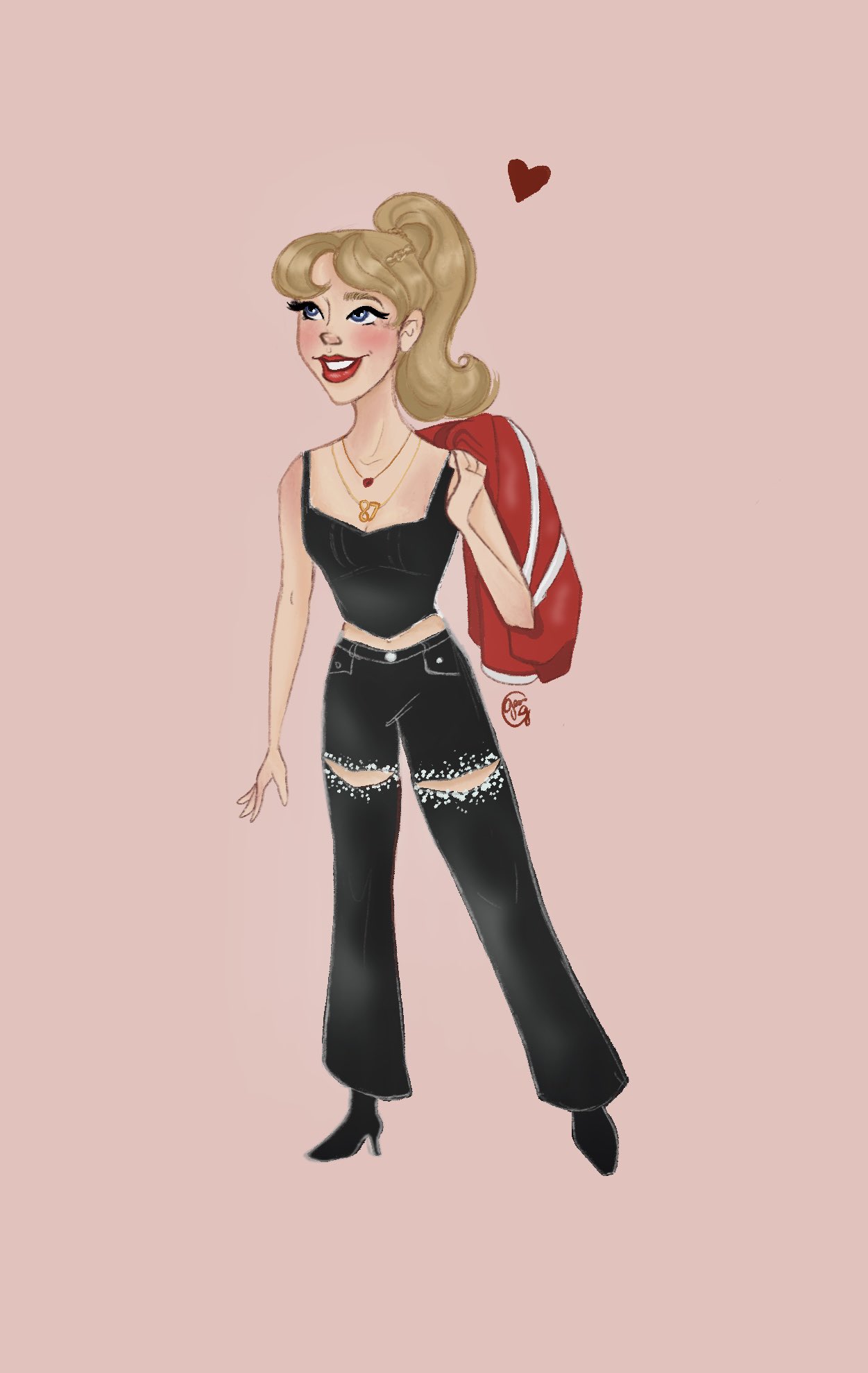Taylor Swift Anime Drawing