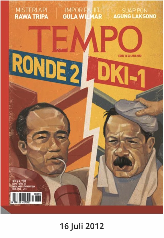 Sebagai hiburan masa tenang, dan sebagai persembahan untuk presiden ...