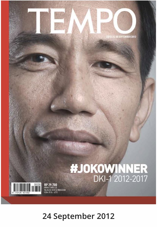 Sebagai hiburan masa tenang, dan sebagai persembahan untuk presiden ...