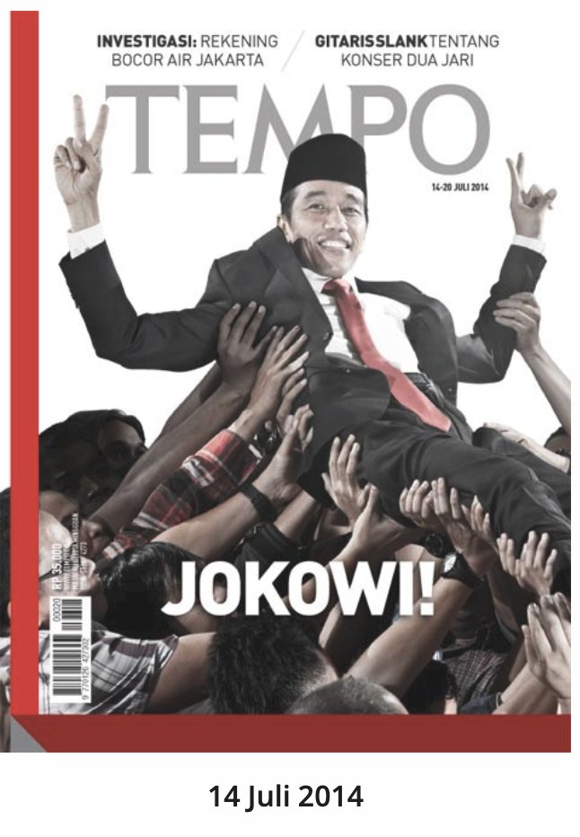Sebagai hiburan masa tenang, dan sebagai persembahan untuk presiden ...