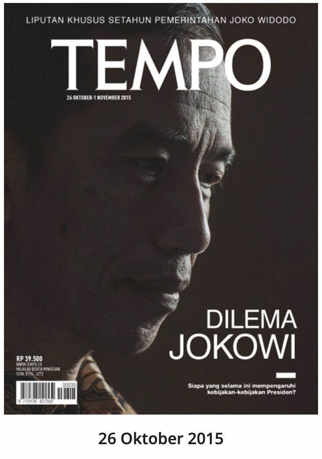 Sebagai hiburan masa tenang, dan sebagai persembahan untuk presiden ...