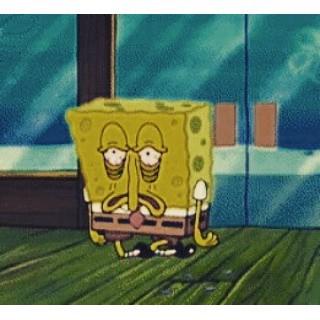 Spongebob Exhausted