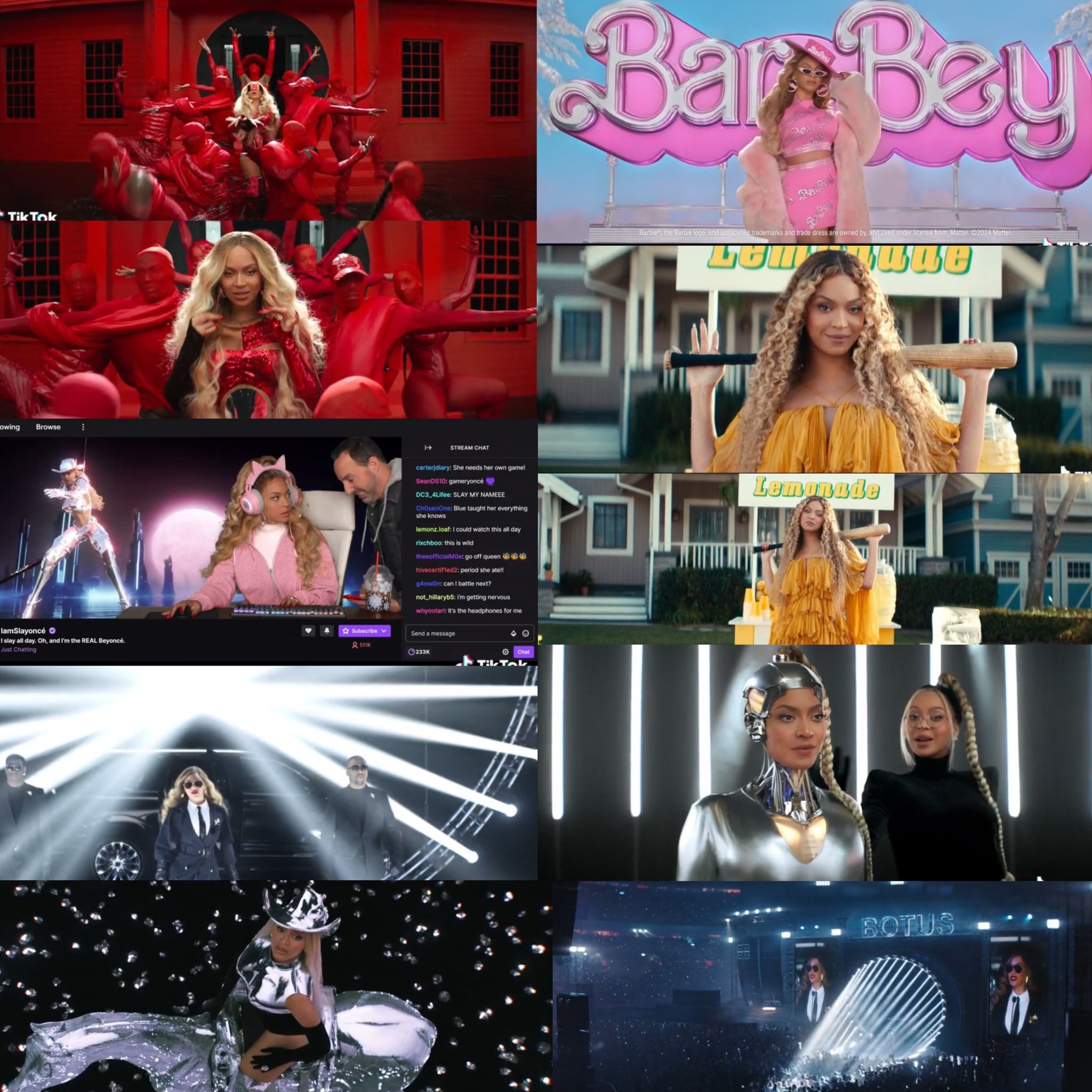 Beyonce Collage 2024 Beyoncé Leads 2024 People's Choice Country