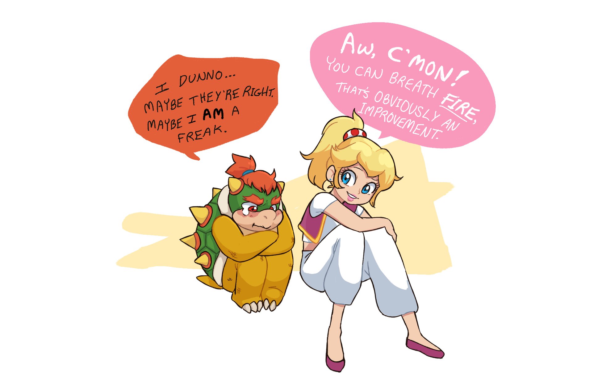 Princesa Peach Y Bowser Jr.