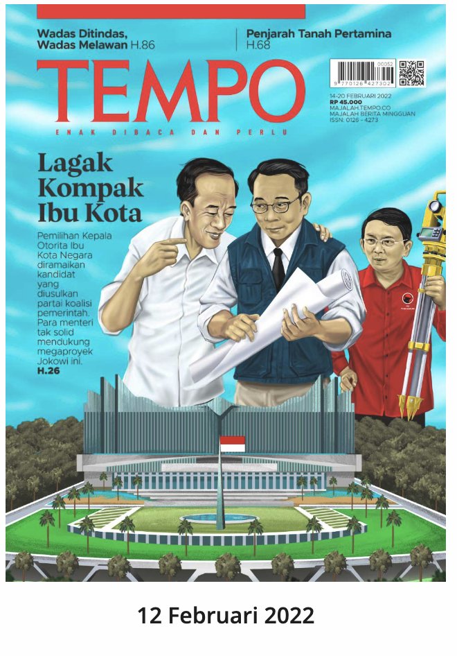 Sebagai hiburan masa tenang, dan sebagai persembahan untuk presiden ...