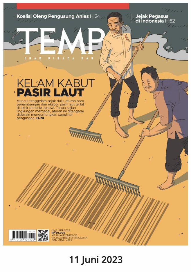 Sebagai hiburan masa tenang, dan sebagai persembahan untuk presiden ...