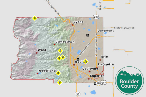 Map Of Lafayette Colorado