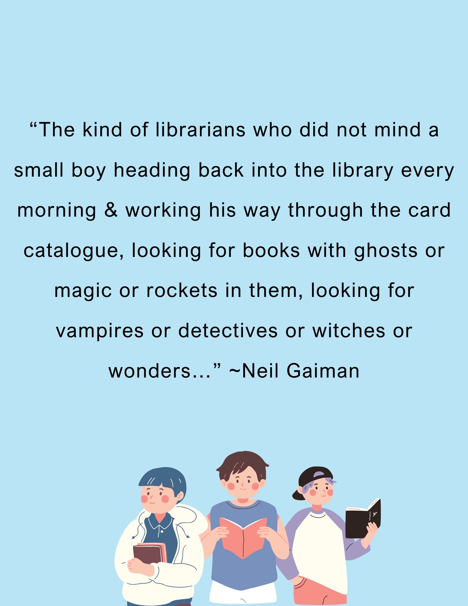 Neil Gaiman Library Quotes