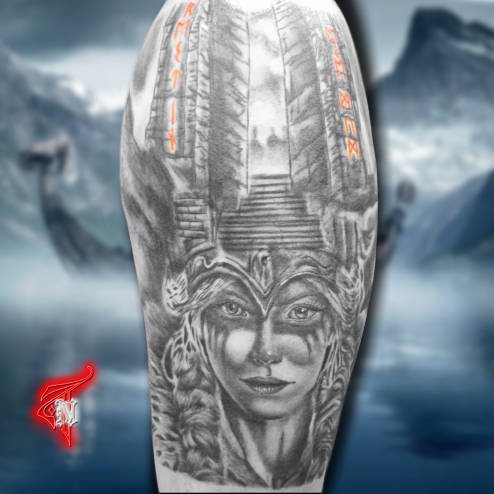 Valkyrie Forearm Tattoos Studio 1 Tattoo Shop On X: "Viking Valkyrie