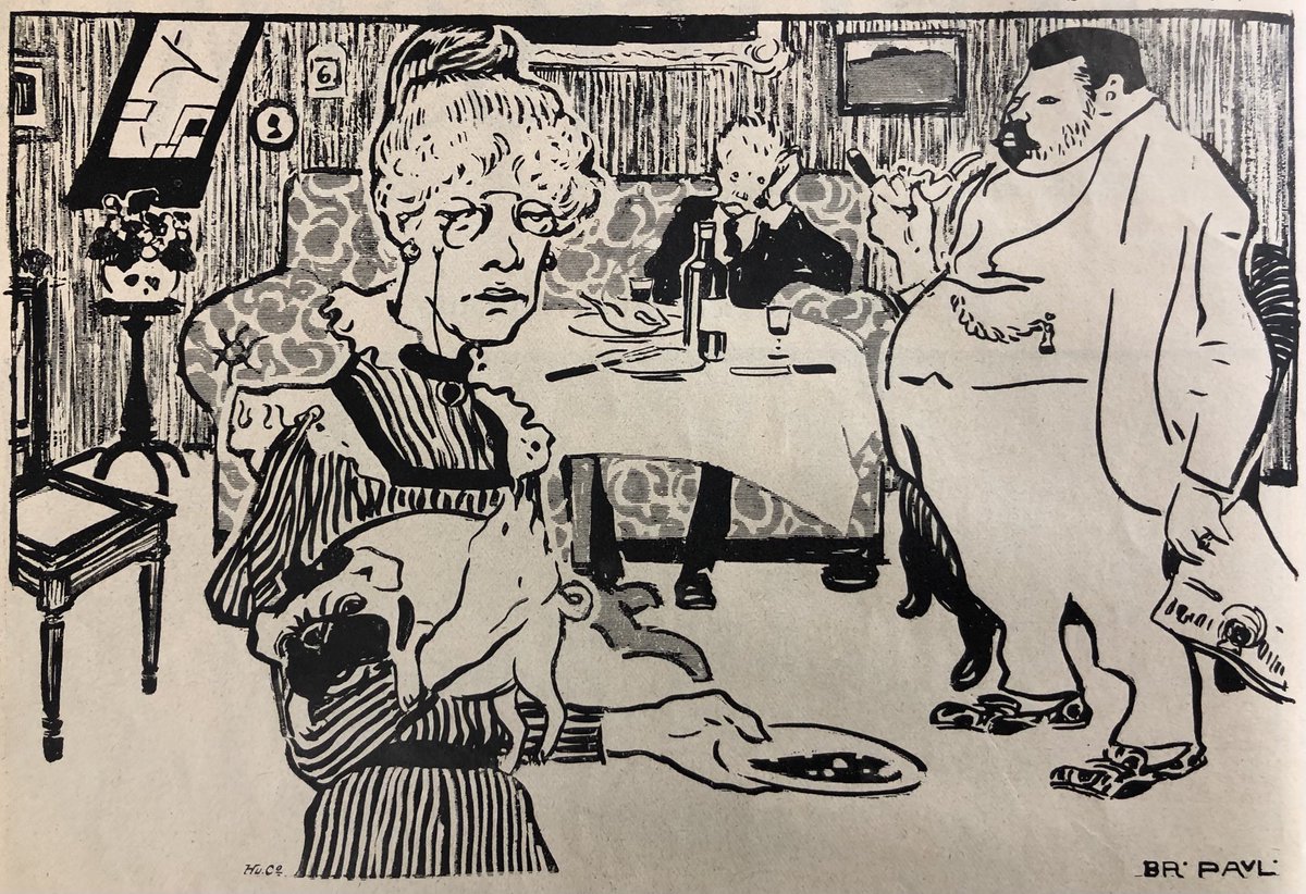 「Bruno Paul, early 1900s 」Thomas Ragonの漫画