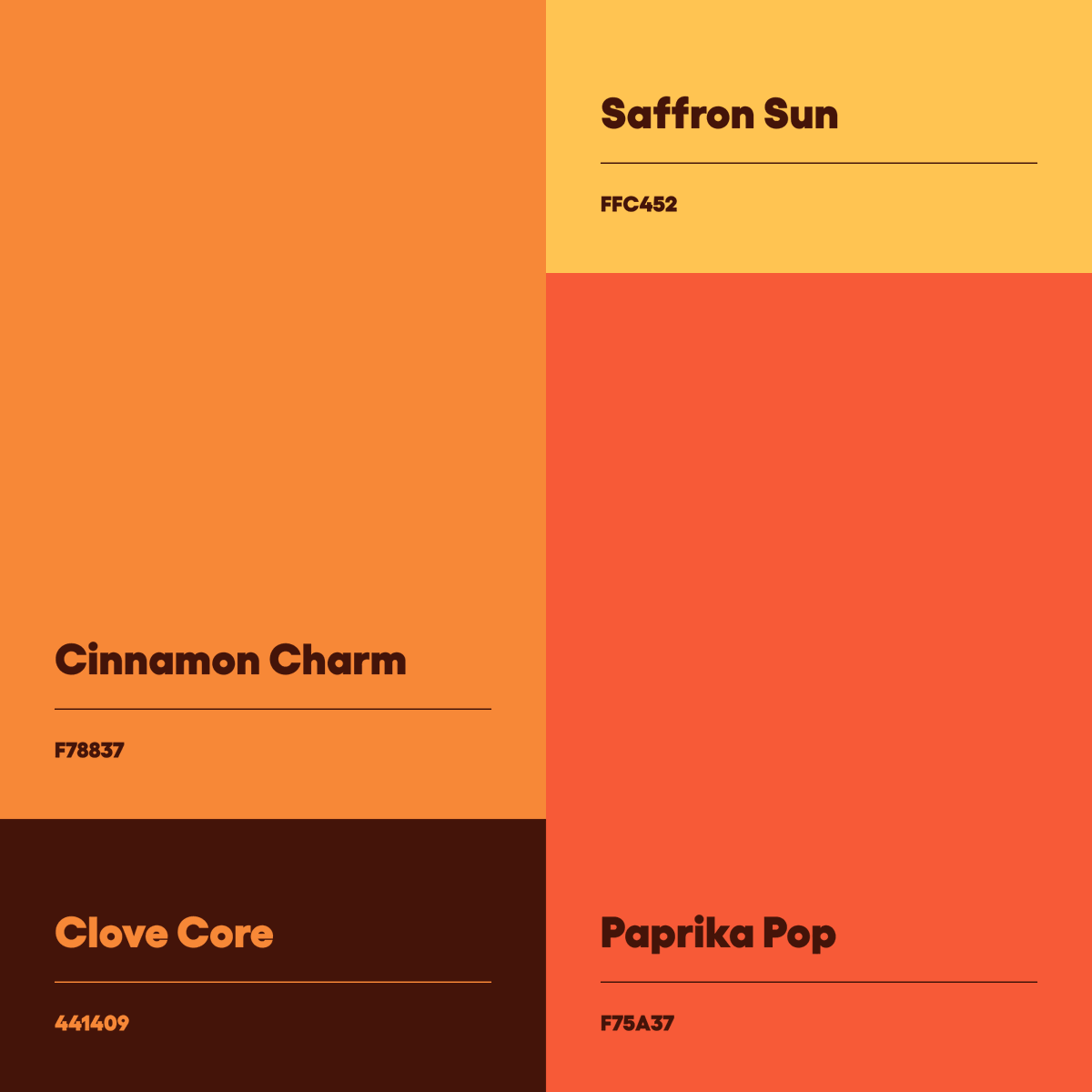 Paprika Color Palette Valentine's Day Colors Romantic Color Palettes