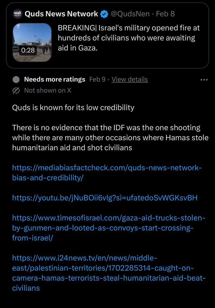 🚨EXPOSING HOW COMMUNITY NOTES ARE USED ON PALESTINIAN POSTS, SOME ...