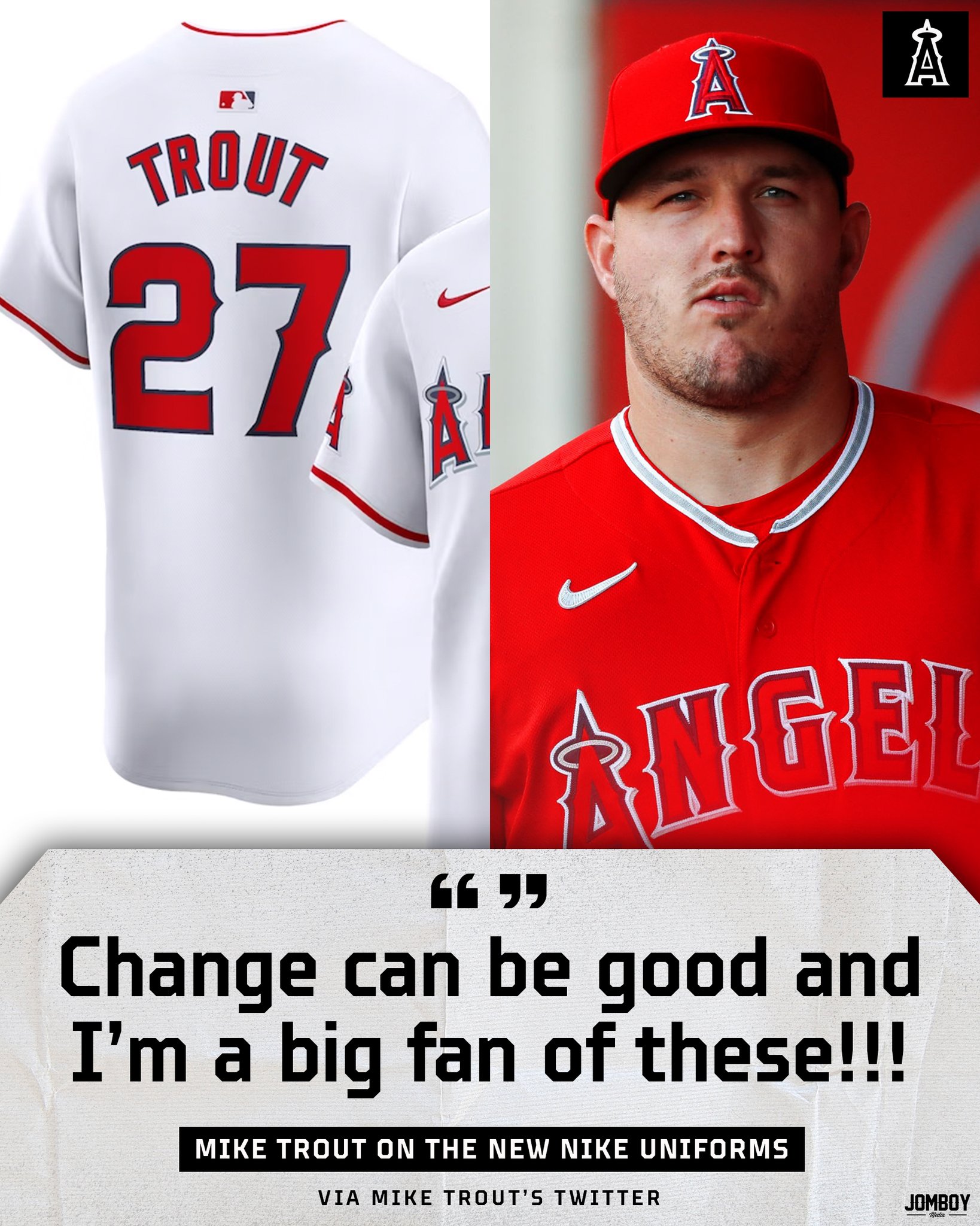 Mike Trout Nike Logo Nike Force Zoom Mike Trout 7 Baseball Cleats