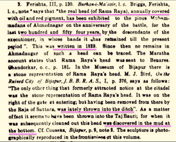 In 1565, after the Battle of Talikota, the way Rama Raya was treated after he died and the ...
