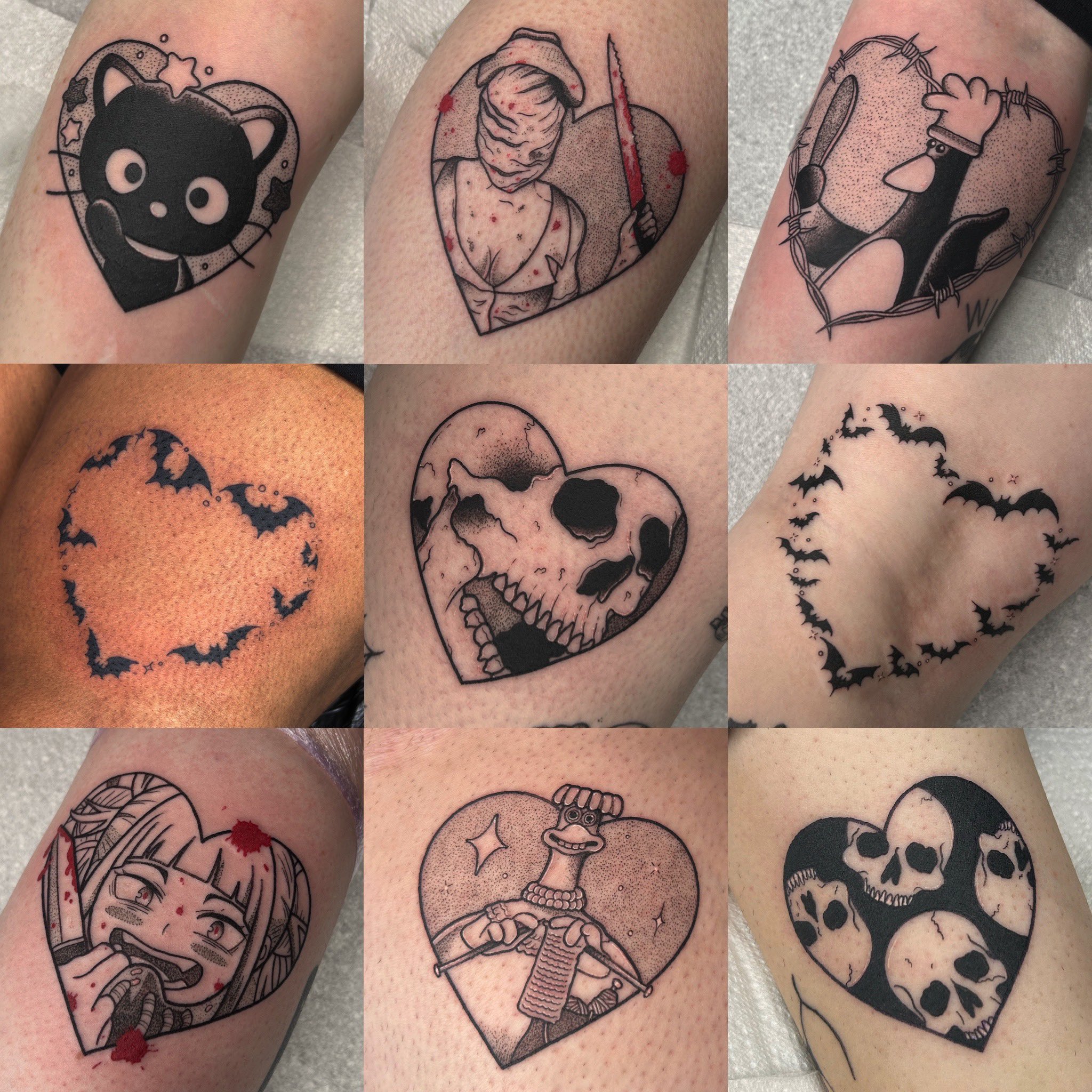 Msp Rare Heart Tattoos ≽^• ˕ • ྀི≼ Going Full Brain Rot