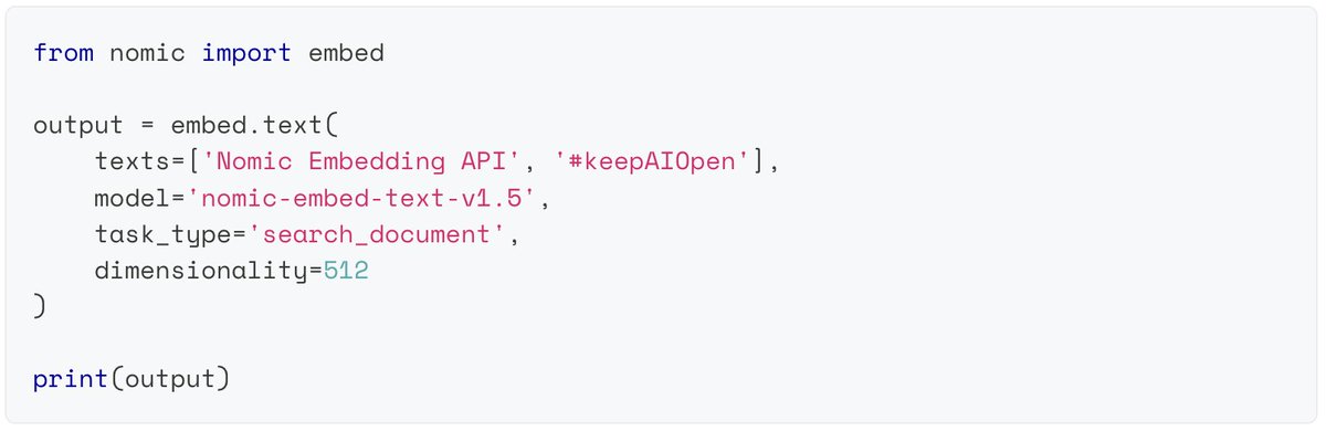 Thread by @nomic_ai on Thread Reader App – Thread Reader App