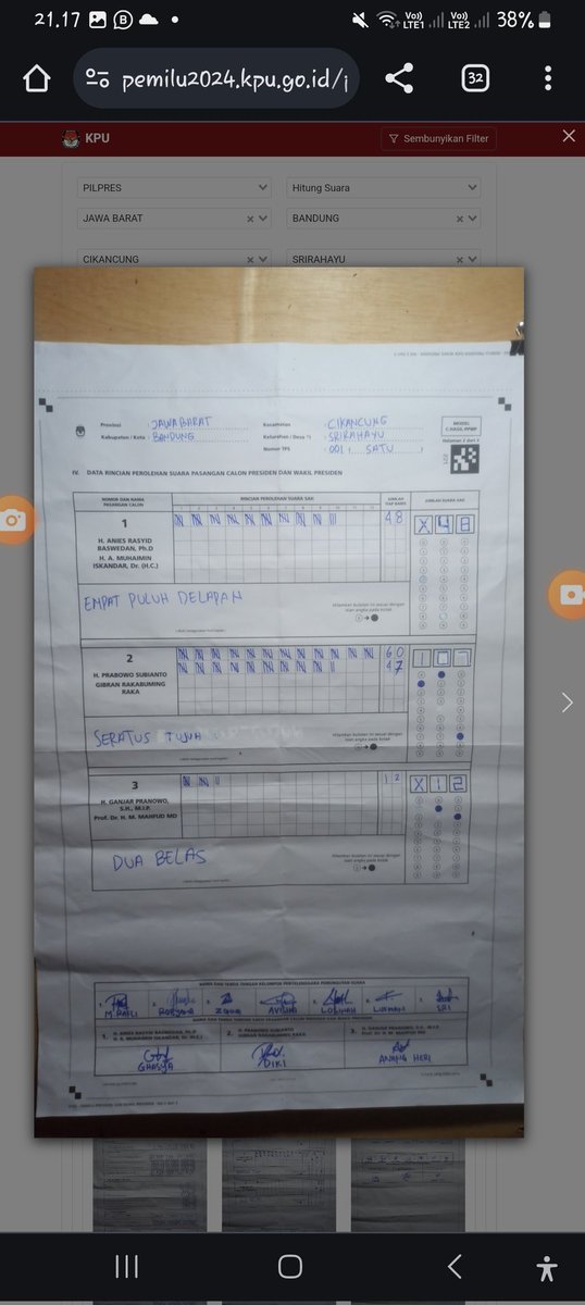 Bismillah.. Gue abis berdoa "ya Rabb kalau emang bener ada kecurangan tolong tunjukin dihadapan ...