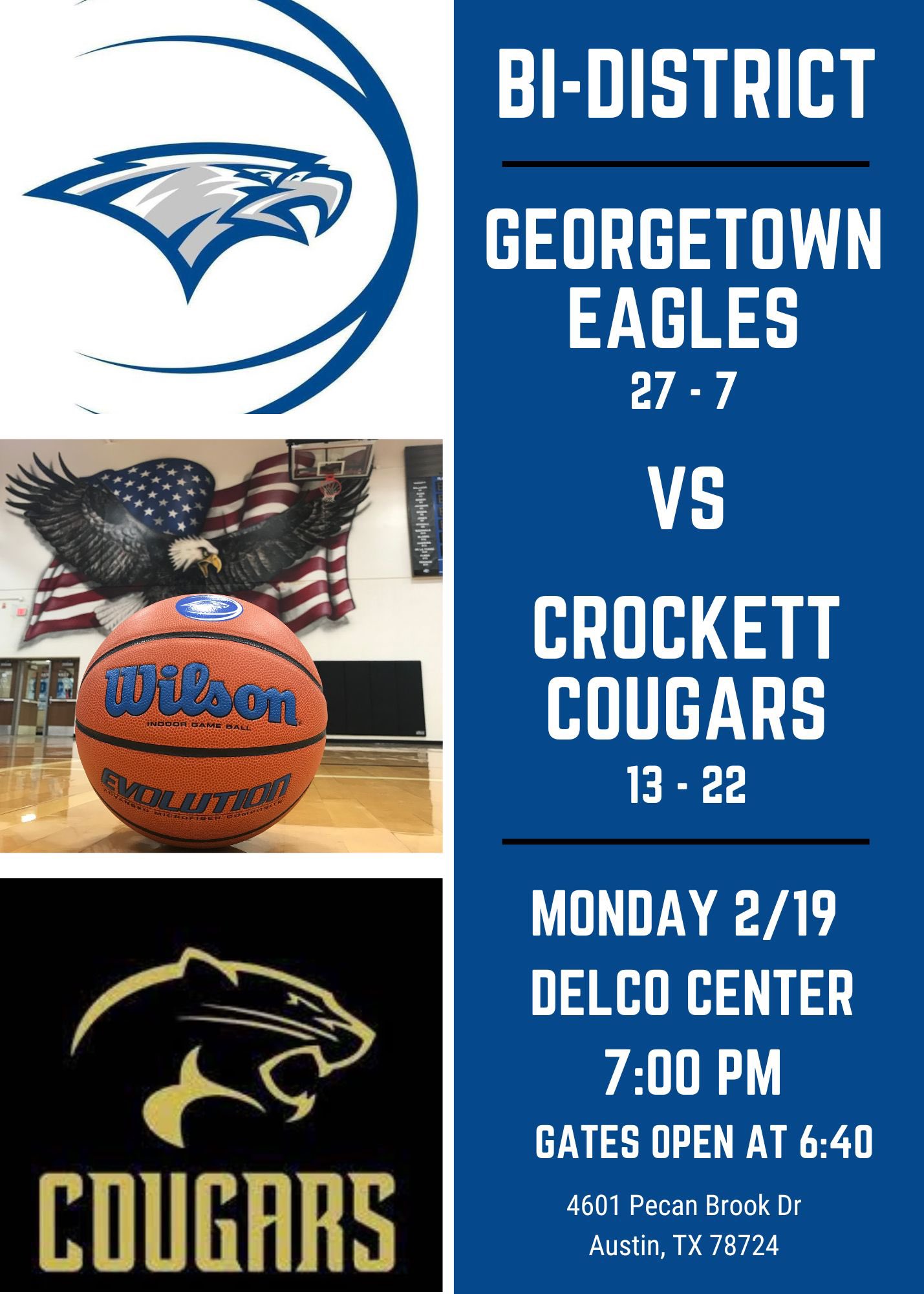 Georgetown Eagles Logo FOX 7 Friday Football Game Of The Week: