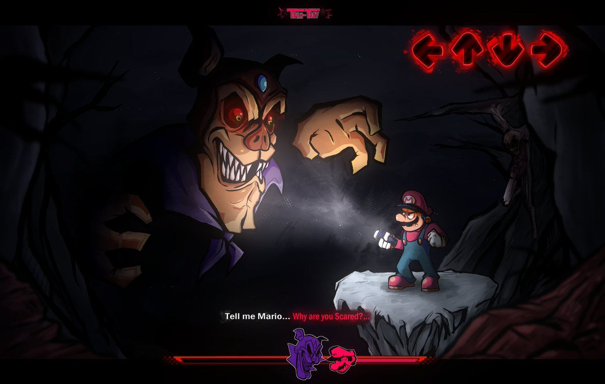 Mario's Madness - FEAR [Mario Nights] Mario is fighting in the darkness ...