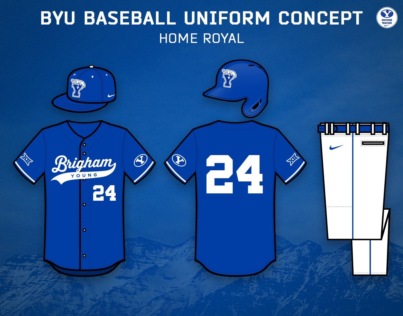 Byu Stretch Y Logo
